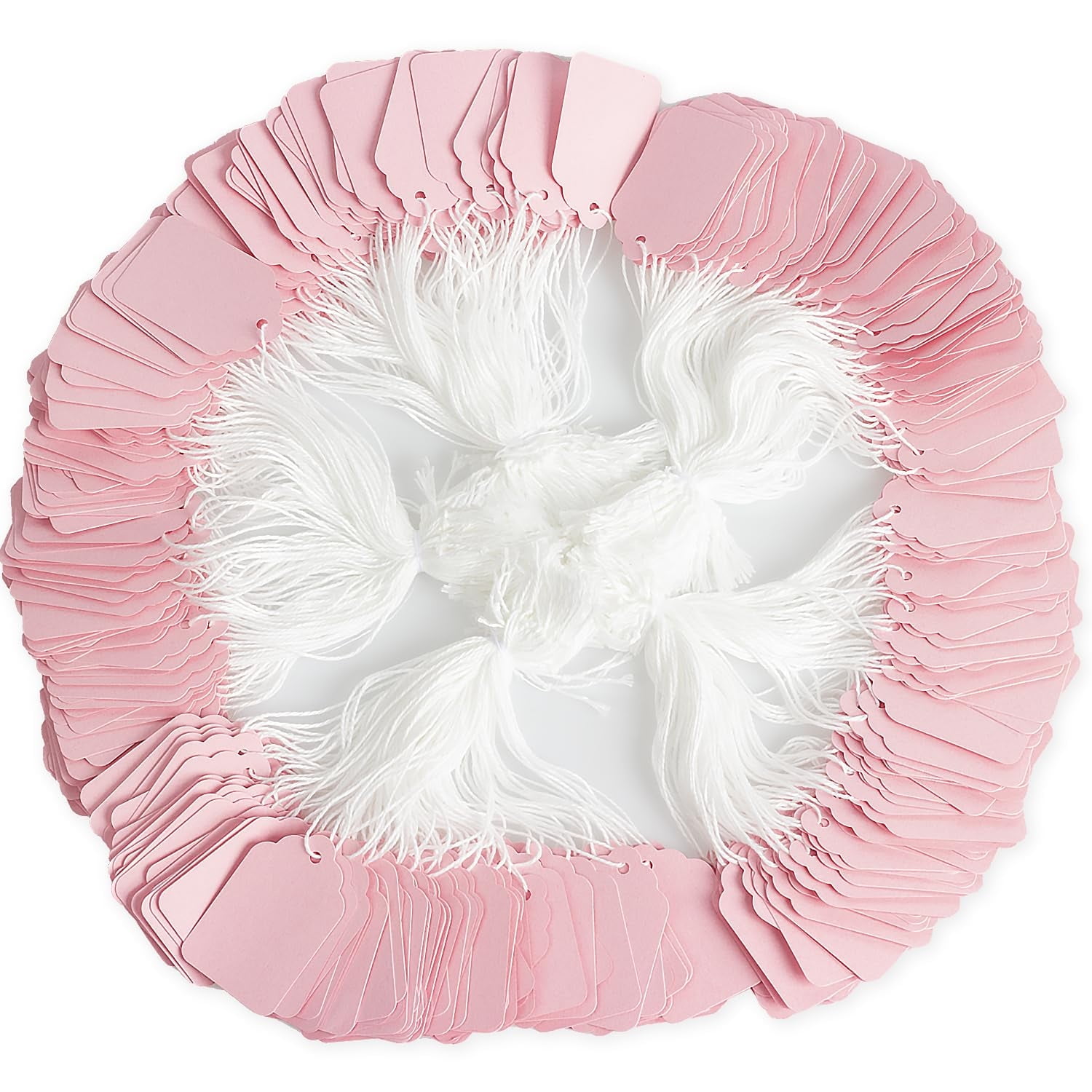 500Pcs Price Tags with Strings, Lace Marking Tags, Blank Merchandise ...
