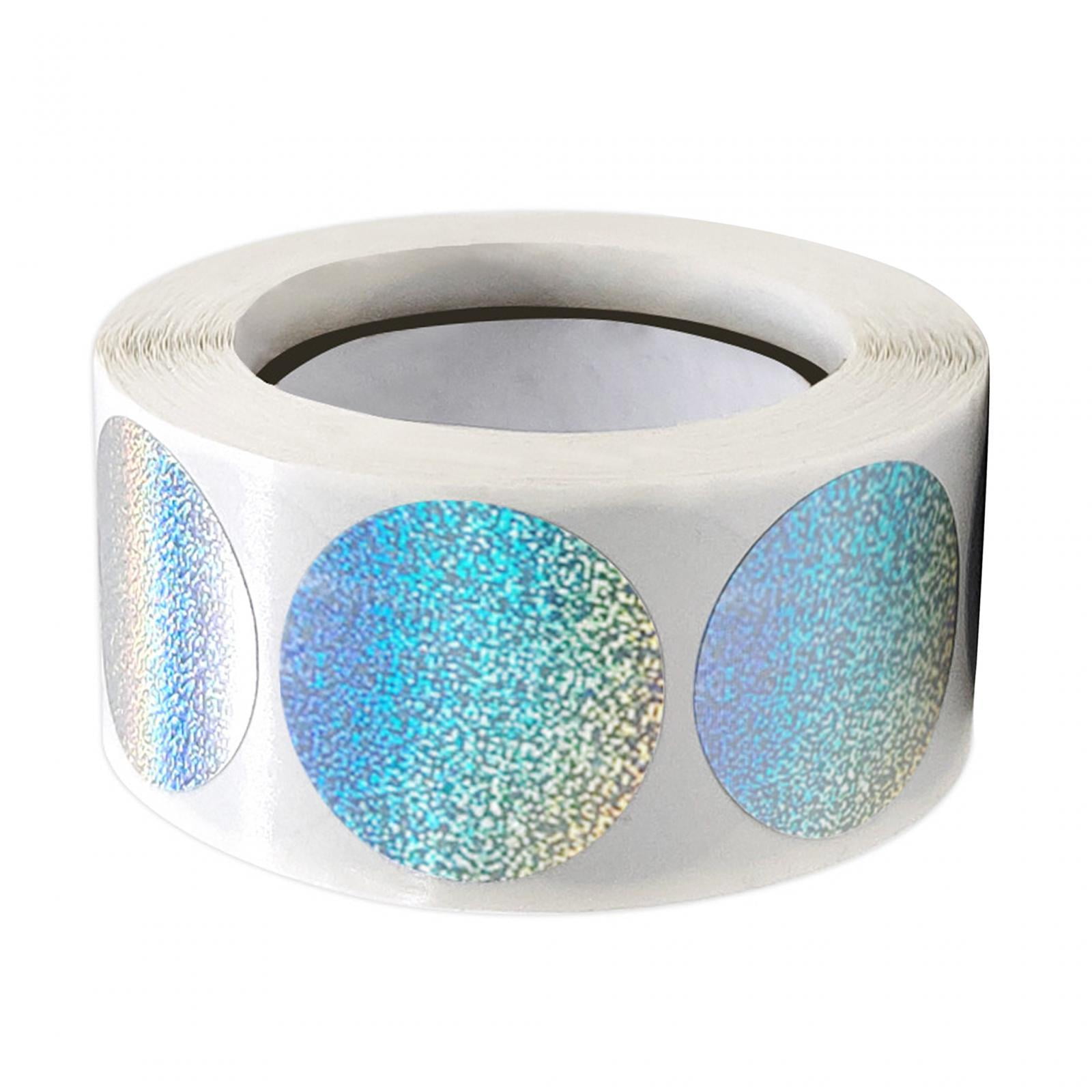 500Pcs/Roll Envelope Stickers Sparkly Decals Round Labels Sealing ...