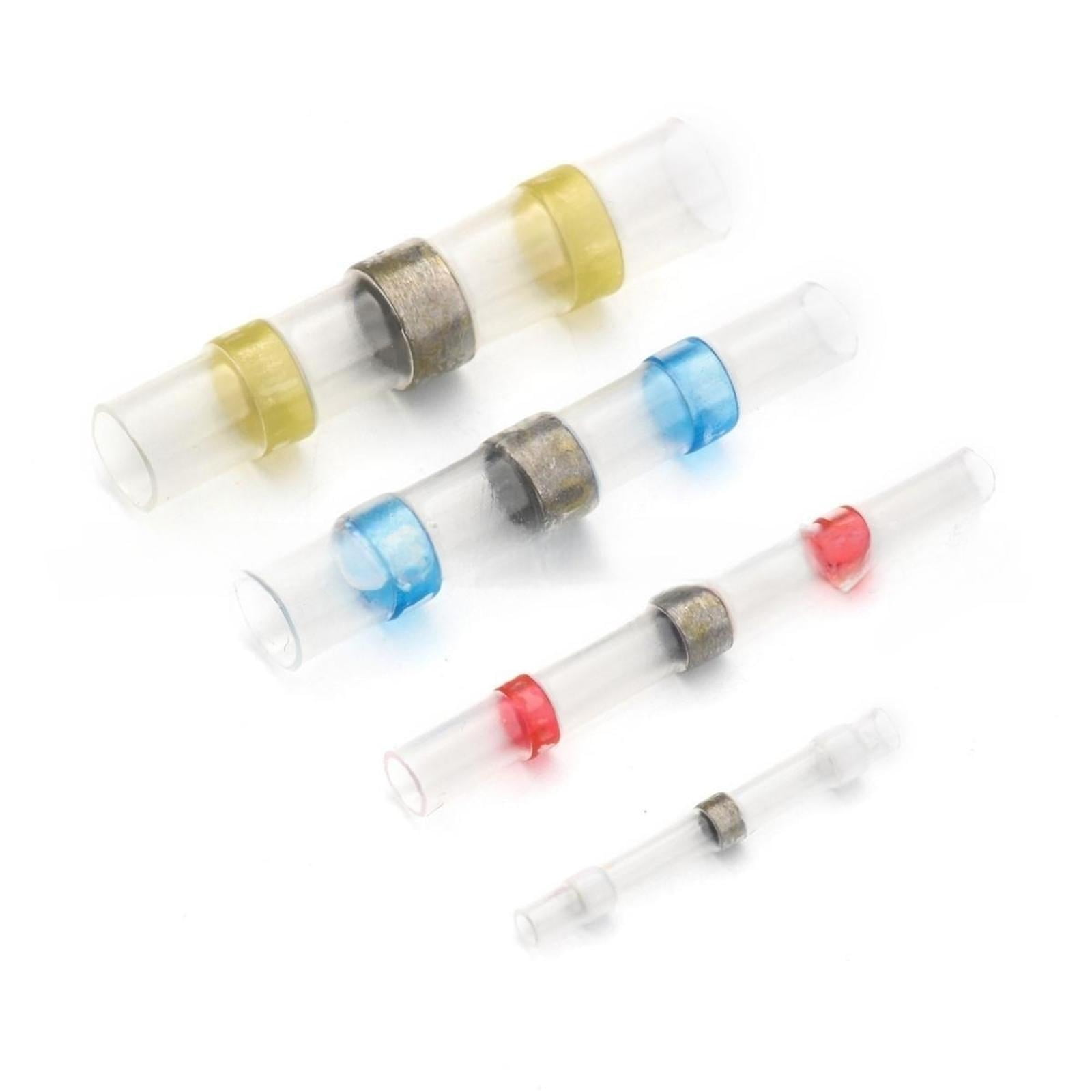 500Pcs Solder Seal Wire Connectors, Heat Shrink Butt Connectors, Wire ...