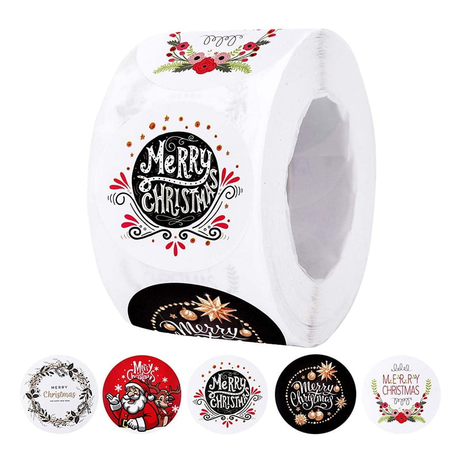 500Pcs Stickers Christmas Theme Seal Labels Stickers for DIY Gift ...