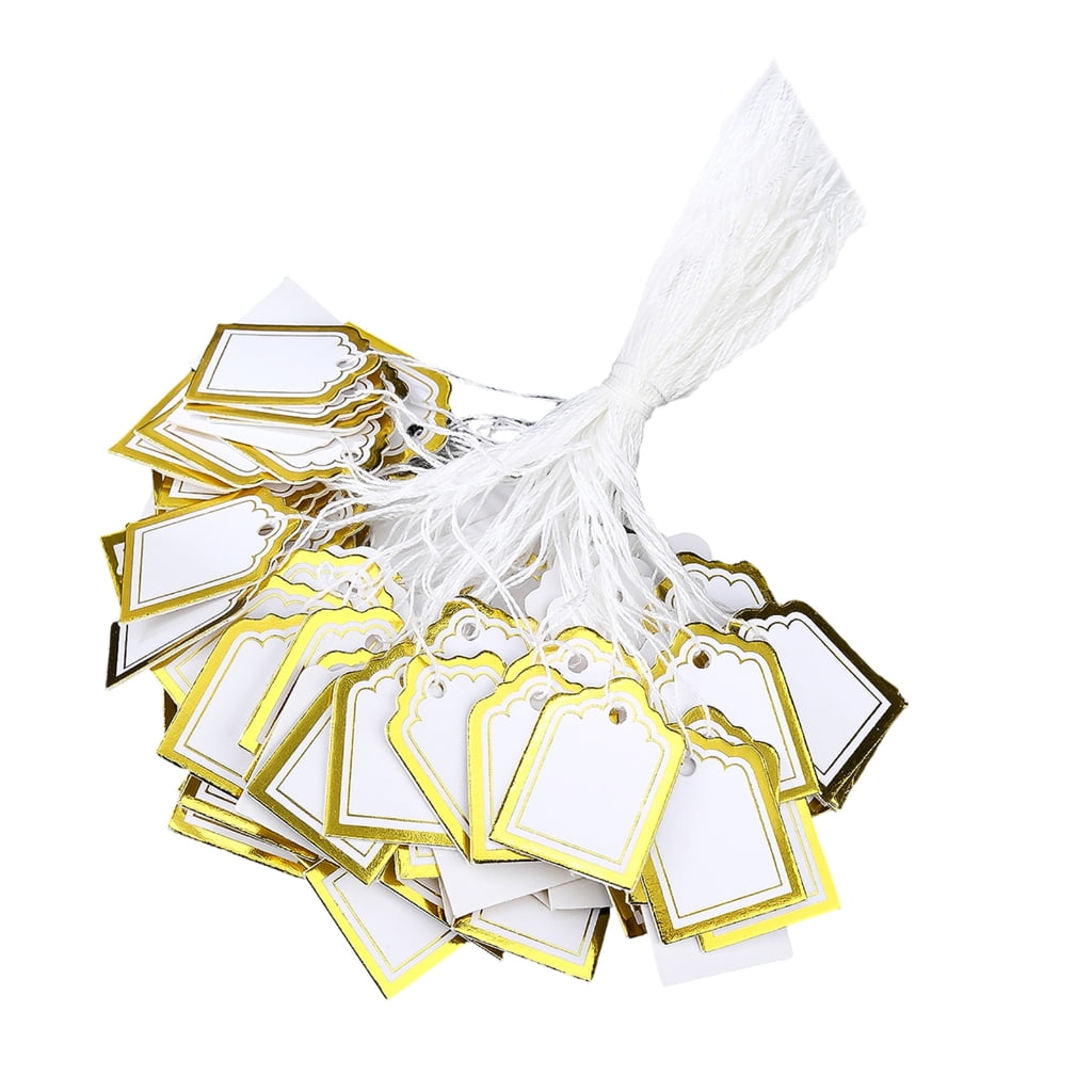 500Pcs Trapezoid Price Labels for Jewelry Display Sturdy Paper Hanging ...