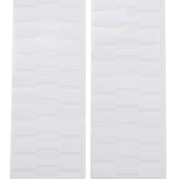 500Pcs Writable Blank Jewelry Price Label Paper Hang Tags Self Adhesive ...