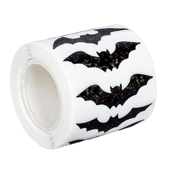500Pieces Glittering Bats Sticker 38mm Wrapping Label Sticker for Seal ...
