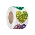 500Pieces Star Sticker Glittered Heart Sticker Wrapping Label Sticker ...