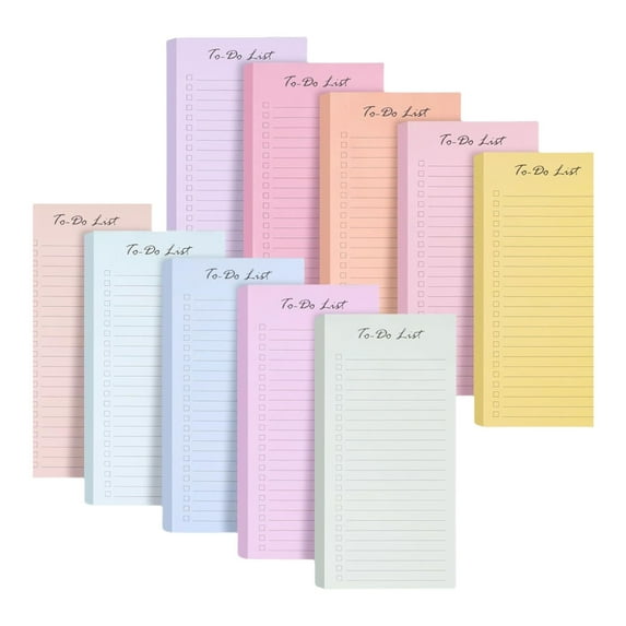 500Sheets Repositionable Sticky Notes Adhesive Colorful Notepads Lined ...