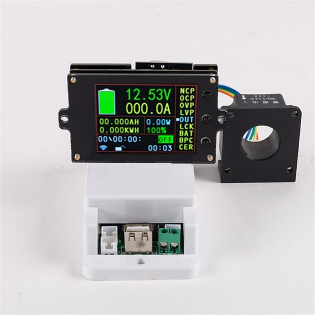 500V 100A 200A 500A Wireless voltage meter ammeter Solar Battery ...