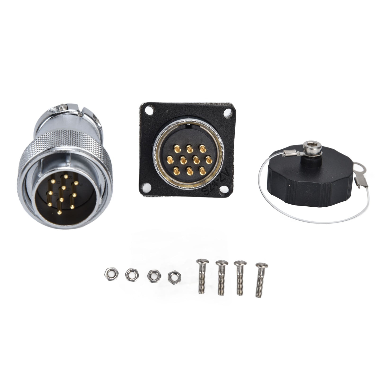 500V WS24 Aviation Plug Socket Connector Waterproof Power Connector for ...