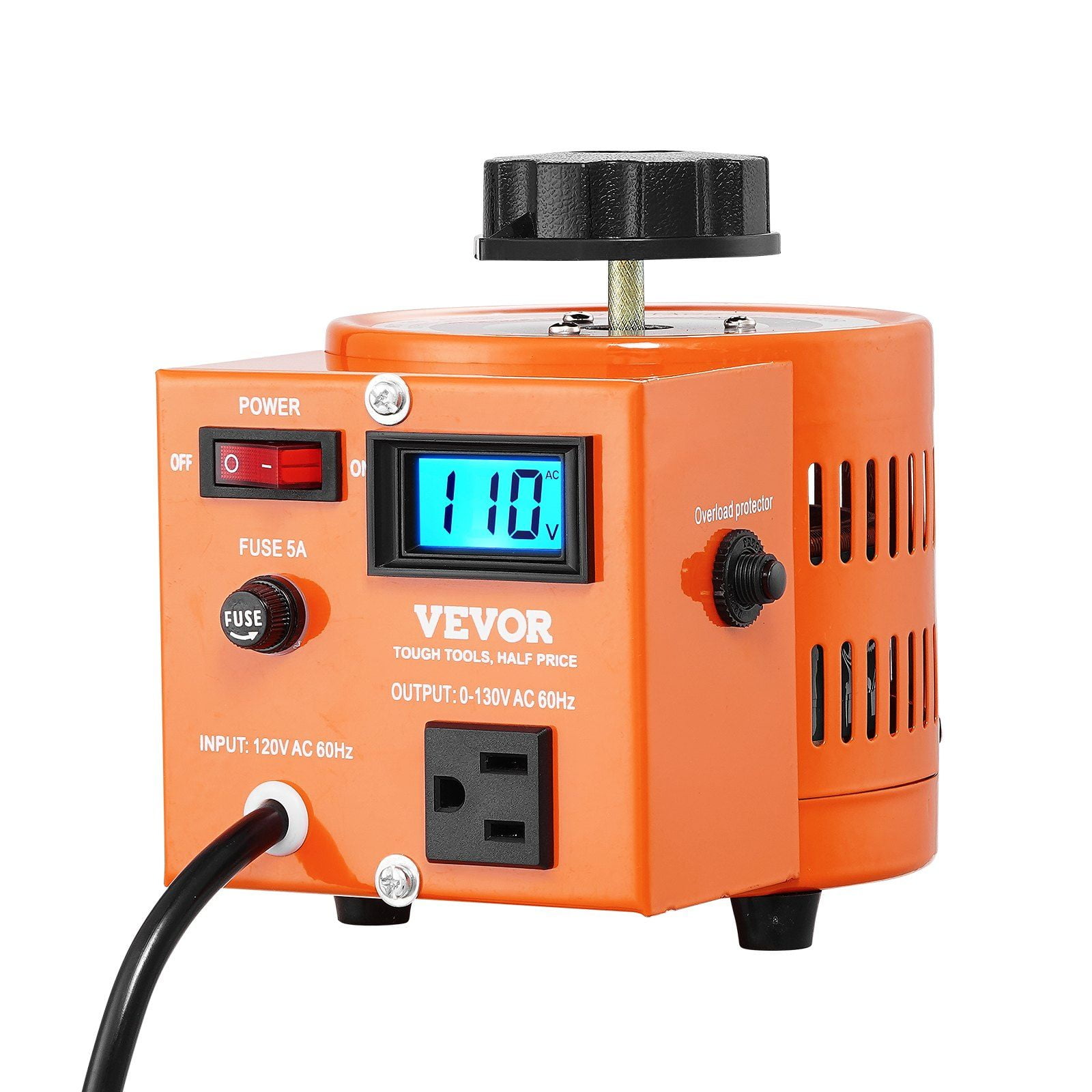 500va Auto Variable Voltage Transformer 3 84 Amp 110v Input 0 130v