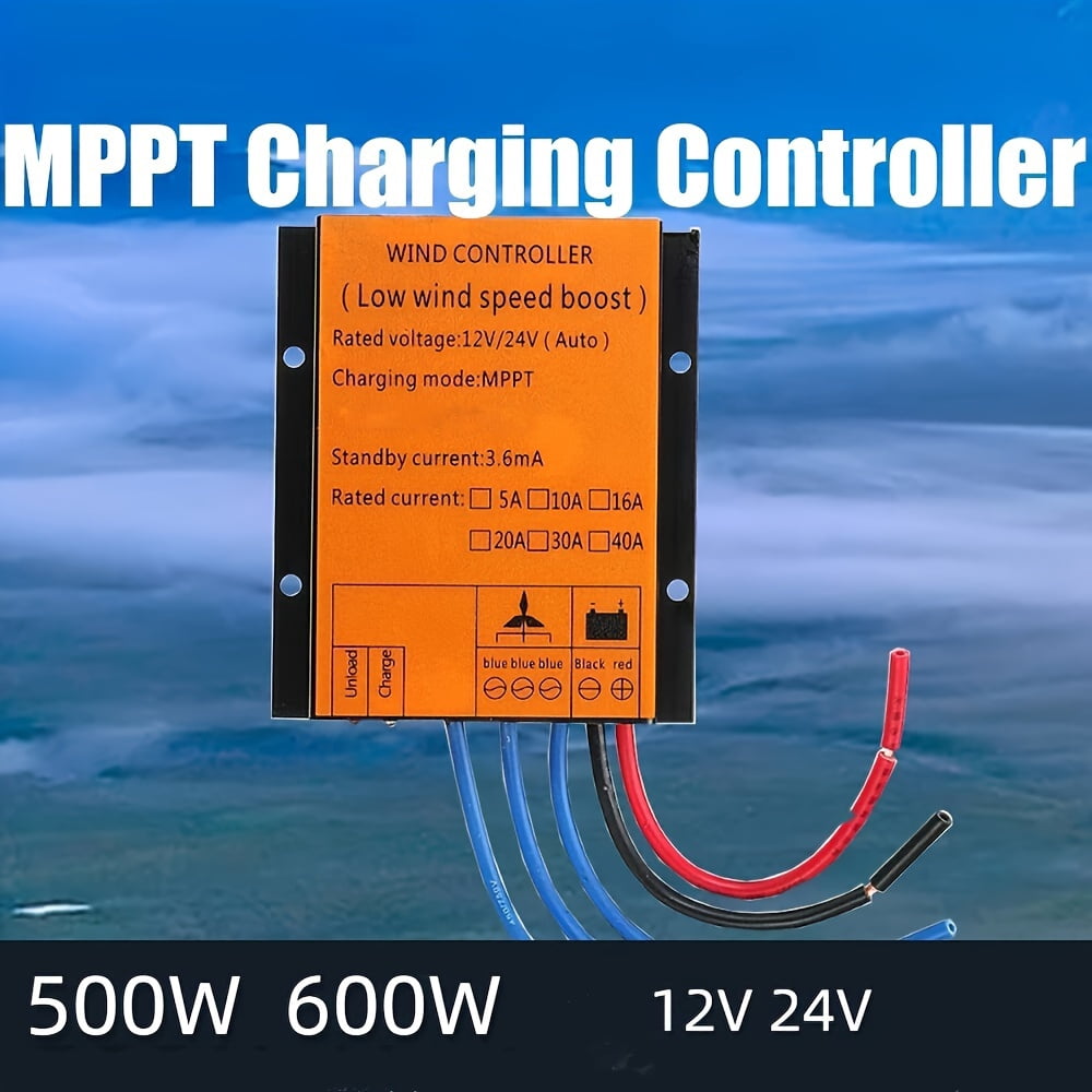 500W/600W Wind Turbine Boost Controller 12V/24V Automatic Voltage ...