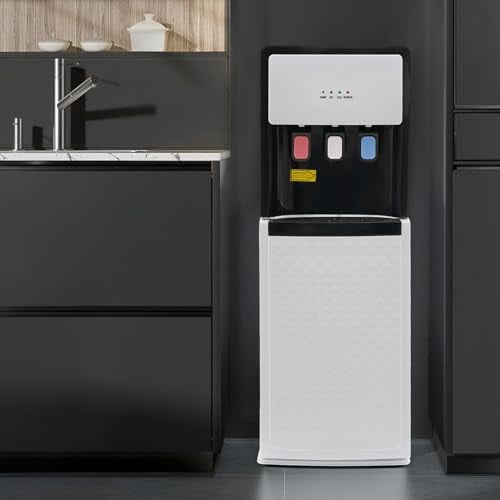 500W Bottom Loading Water Dispenser with 3 Temperature Settings, Hot ...