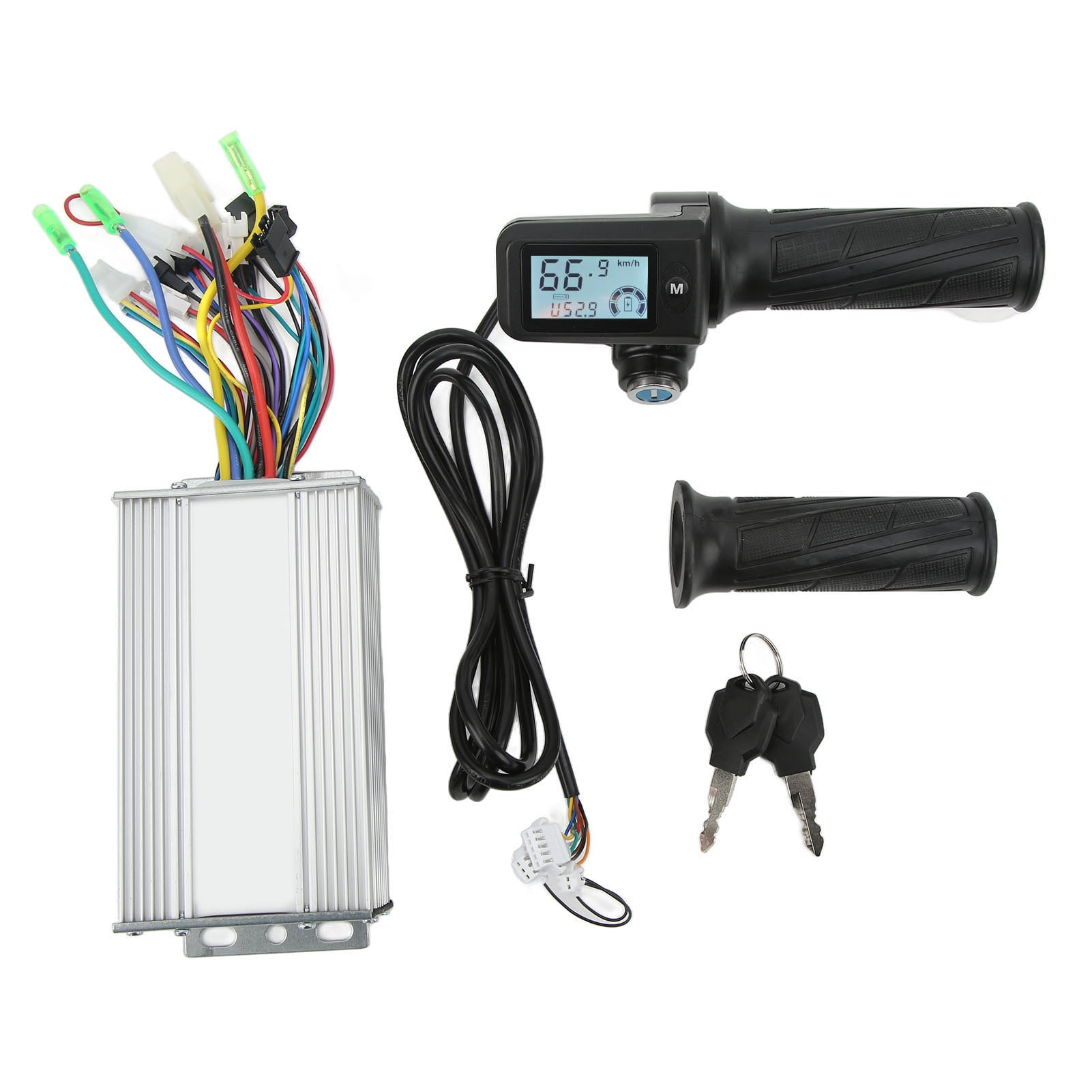 500W Brushless Controller & LCD Display Kit for 36V/48V Scooters with ...