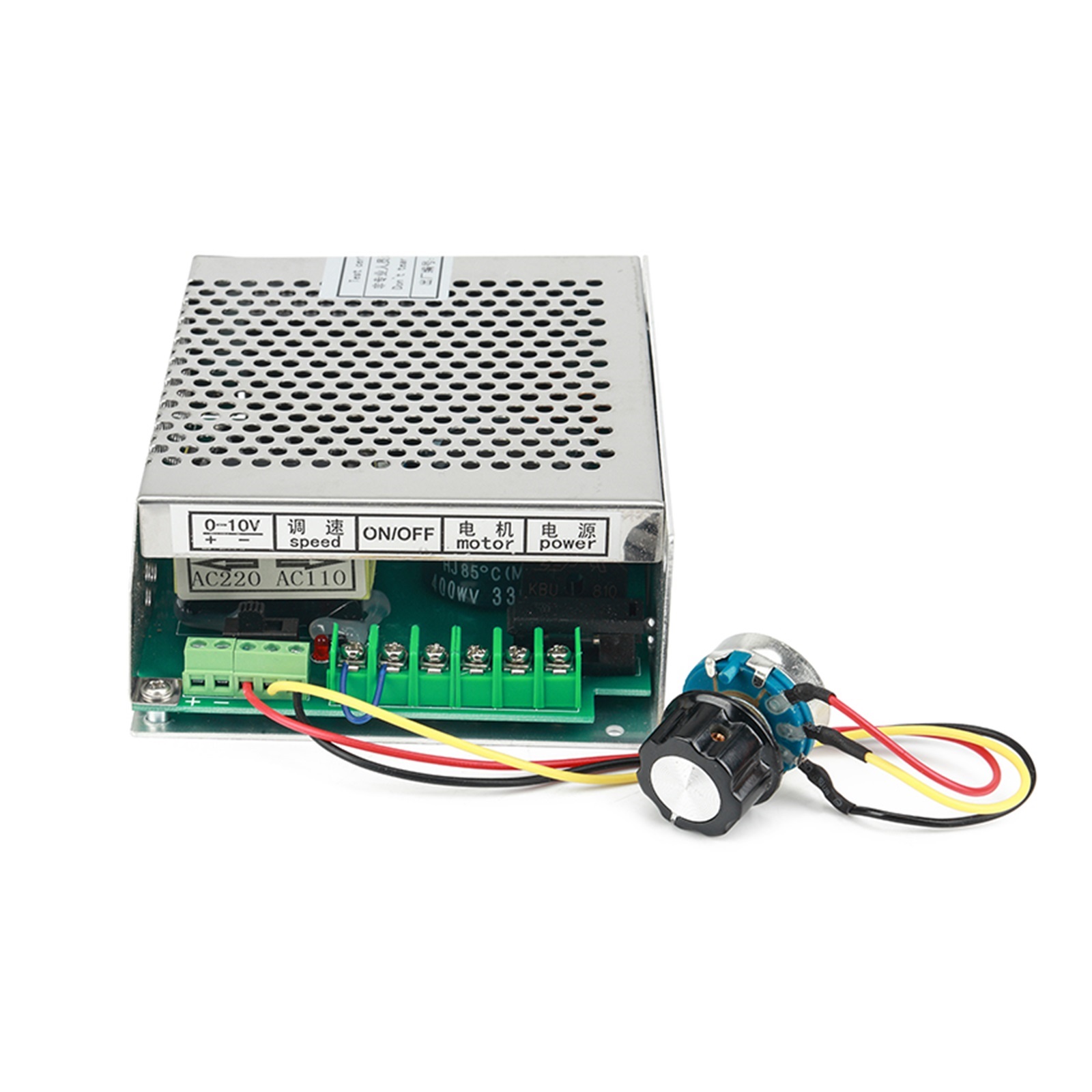 500W CNC Spindle Air-cooled Spindle Motor 500w Power Supply 52mm Clamps ...