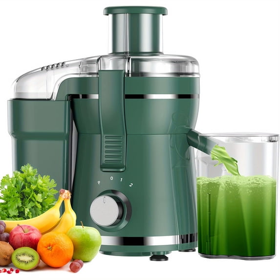 500W Centrifugal Juicer Machine - 3" Wide Mouth Chute for Fruits ...