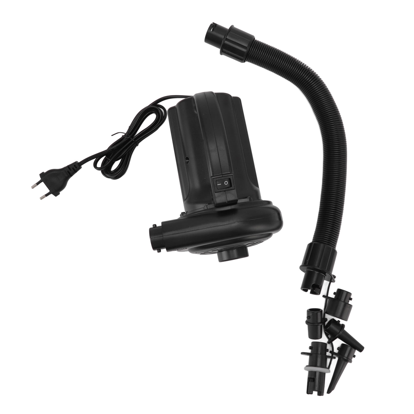 500W Electric Air Pump Inflator Deflator Portable Air Mattress Pump for ...