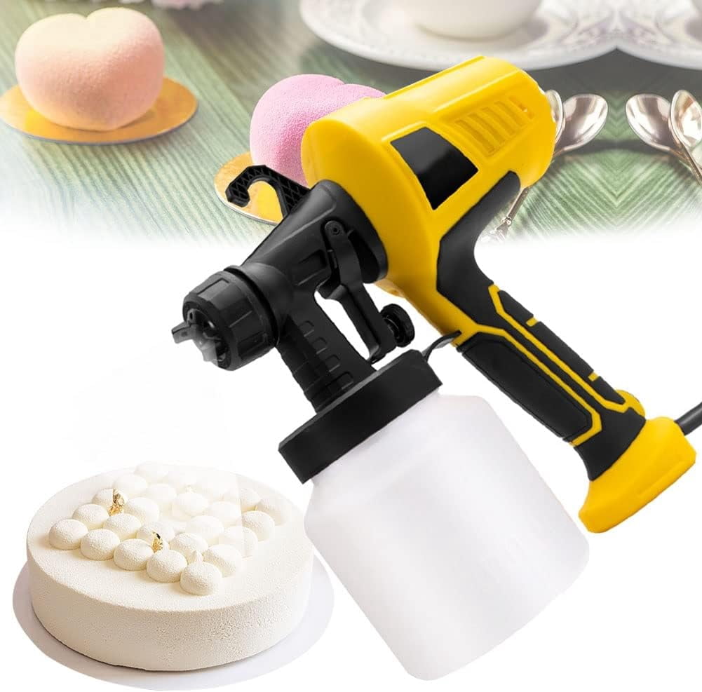 500W Electric Cake Sprayer Spray Gun Handheld Airbrush Cake Decorating ...