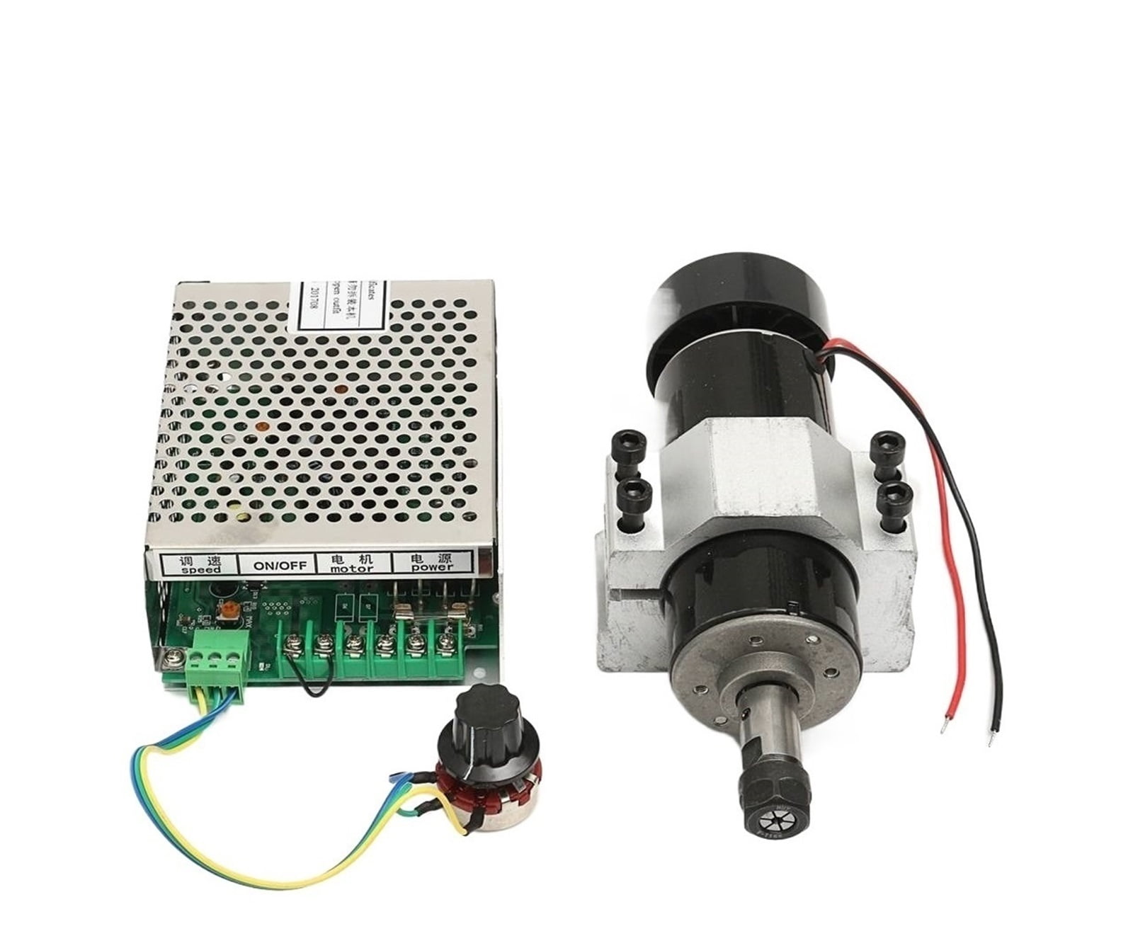 500W High-speed Air-cooled Spindle Motor PCB Engraving Machine Spindle ...