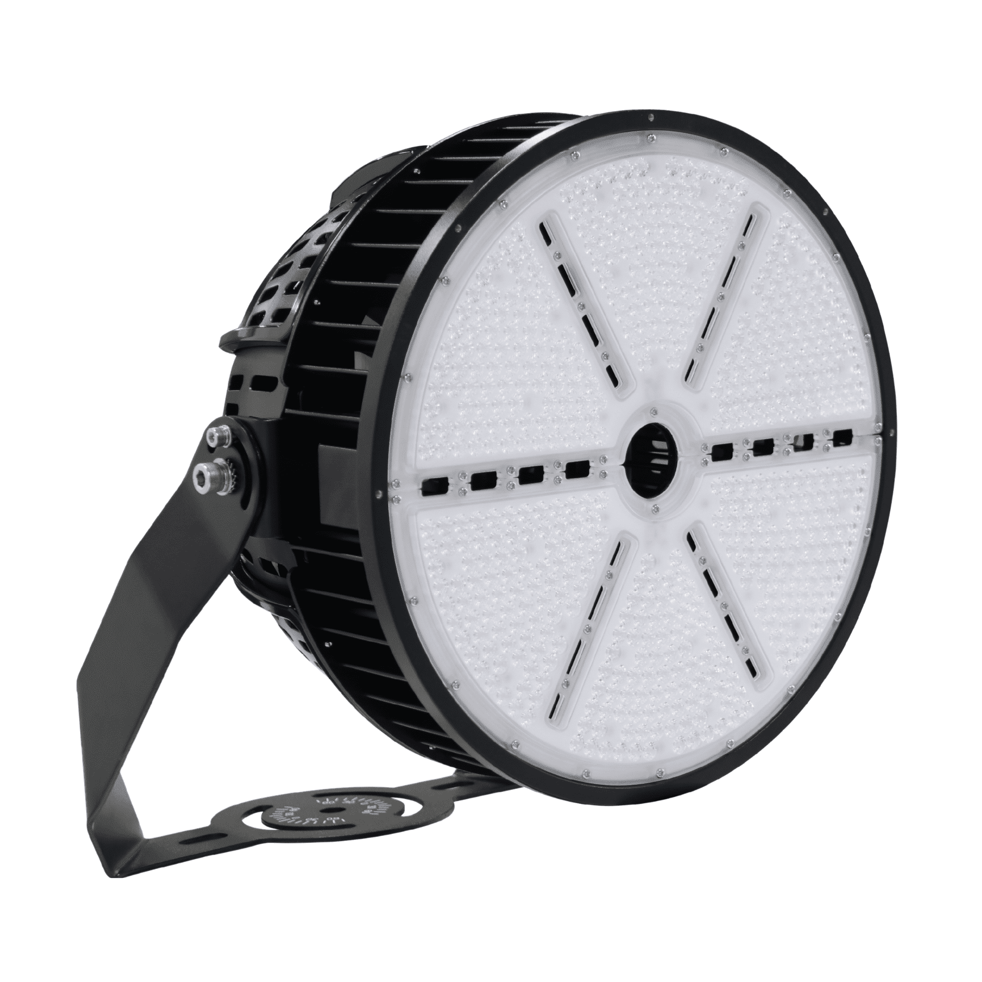 500W LED Stadium Light 5000K Black Yoke Mount Shield IP65 120-277V DLC ...