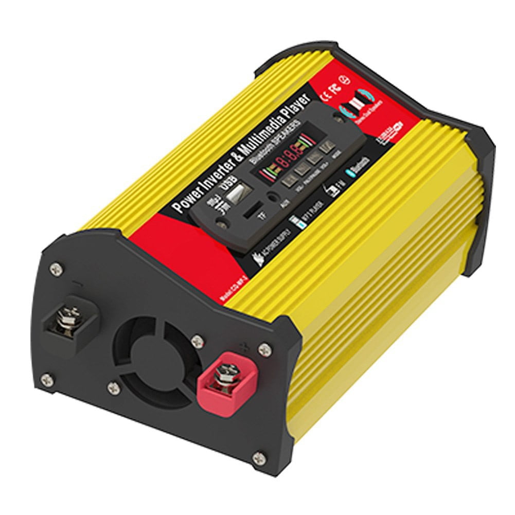 500W MP3 Car Power Inverter LED Display Vehicle Power Inverter ...