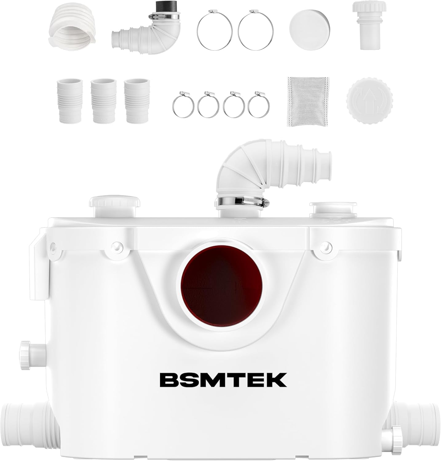 500W Macerator Pump - 1850GPH High-Efficiency Sewage Ejector Pump with ...