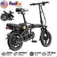 500W Motor, 14 Inch Folding Electric Bike for Adults And Teens, Max ...