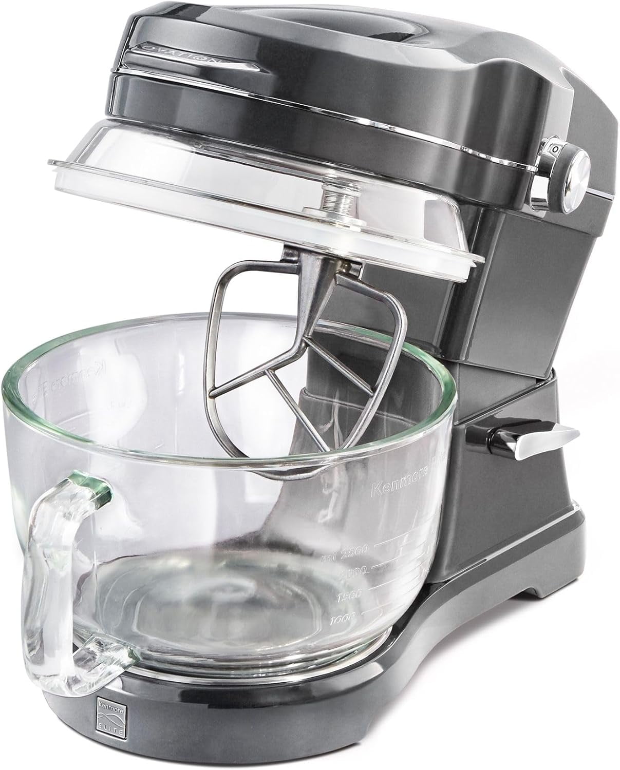 500W Oviation Stand Mixer - 10 Speed Mixing, Tilt-Head, Handheld Glass ...