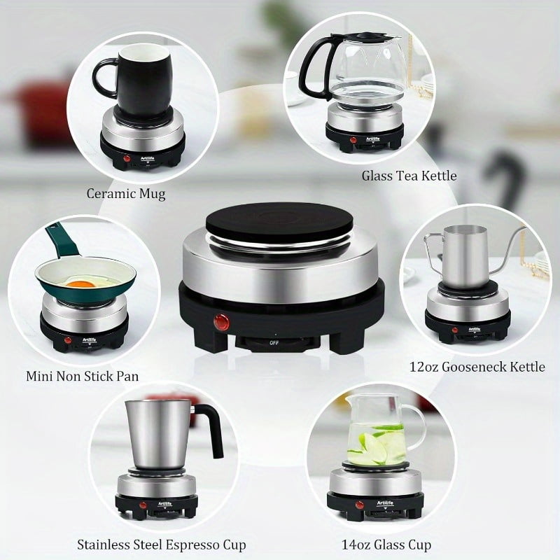 500W Portable Multifunctional Electric Heating Stove - Temperature ...