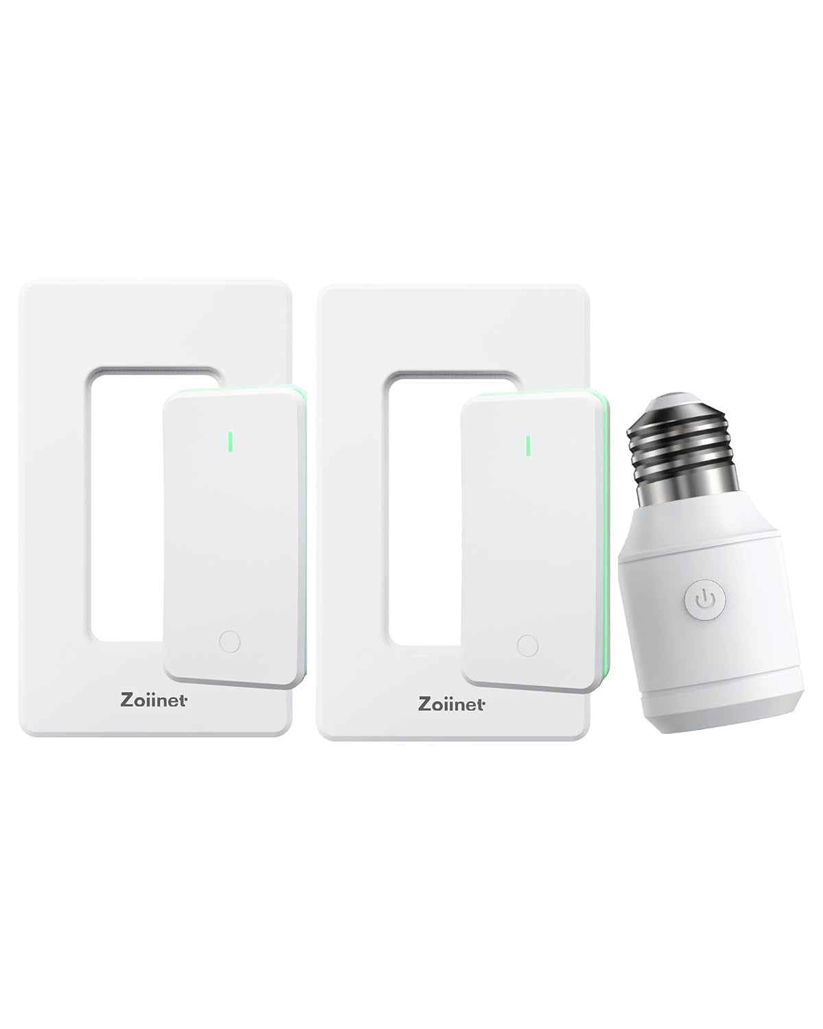 500W Remote Control Light Bulb Socket with 2 Switches, Wireless Light ...