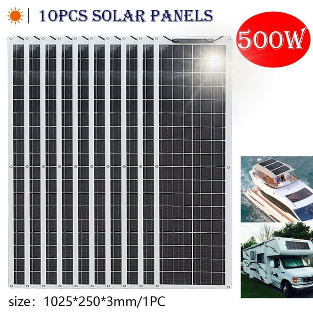500W Solar Panels 500W 12V Solar Panels for Home High Efficiency Solar ...