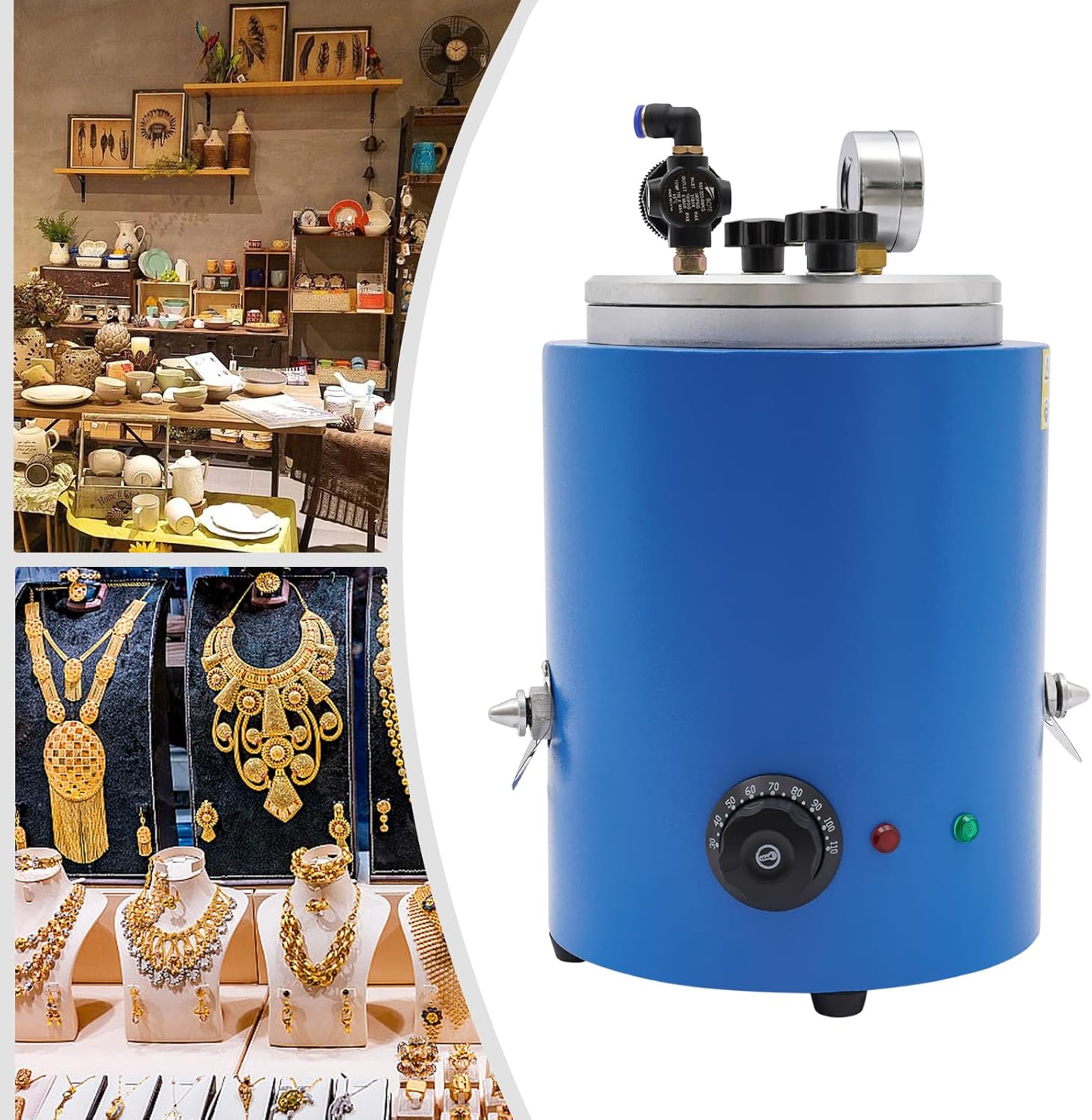 500W Wax Injector 5.5 Lbs Wax Injection Machine Jewelry Wax Casting ...