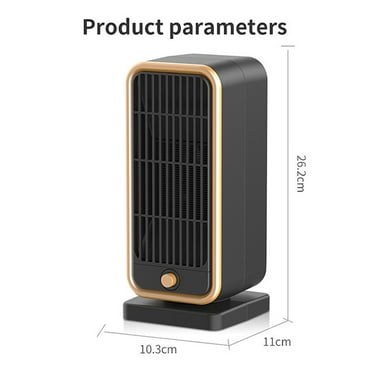 Holmes Compact Ceramic Heater with Manual Thermostat, 7 3/8? x 7 3/8? x ...
