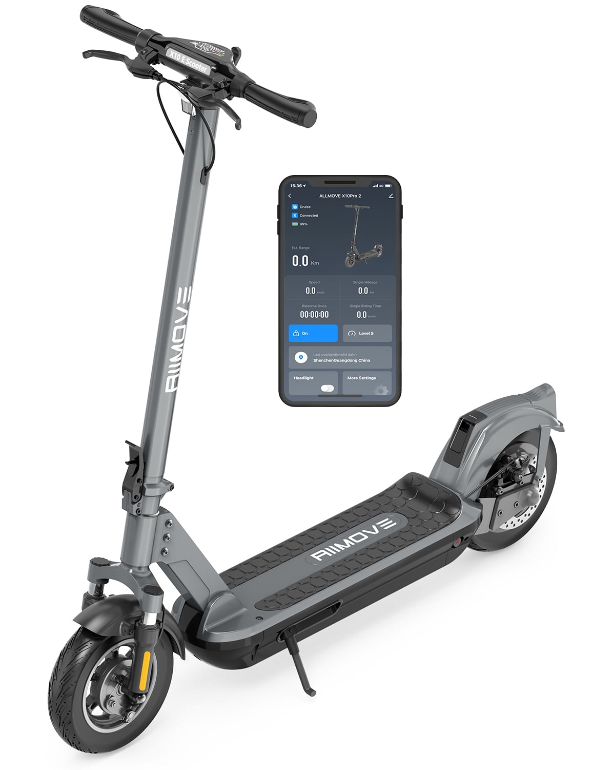500W electric scooter adults, 28miles range & 20 MPH, 10'' foldable ...