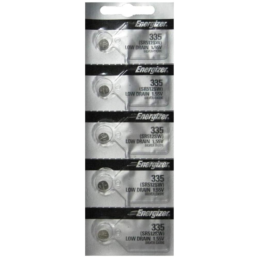 500X Energizer 335 Battery Silver Oxide Watch Button Low Drain 1.55V ...