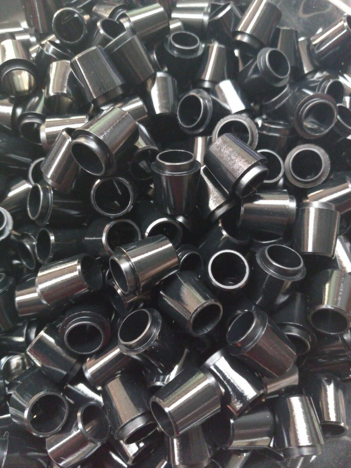 500X NEW PREM GOLF FERRULES .370 BLACK "COLLARED" IRON FERRULES .370 ...