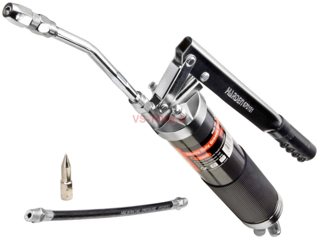 500cc 8500PSI Manual Hand Lever Lubrication Grease Gun with Couplers ...