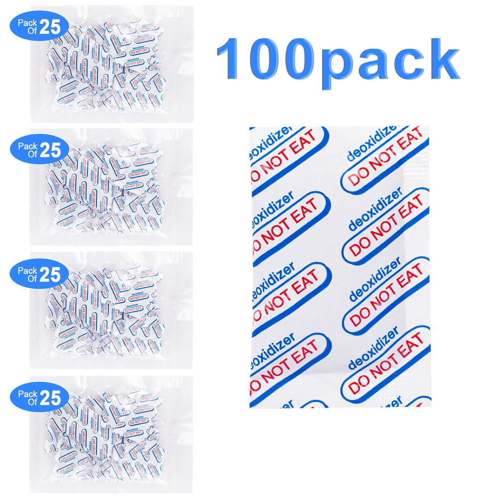 500cc Oxygen Absorbers Food Grade Storage for Vacuum Mylar Bag 50/100 ...