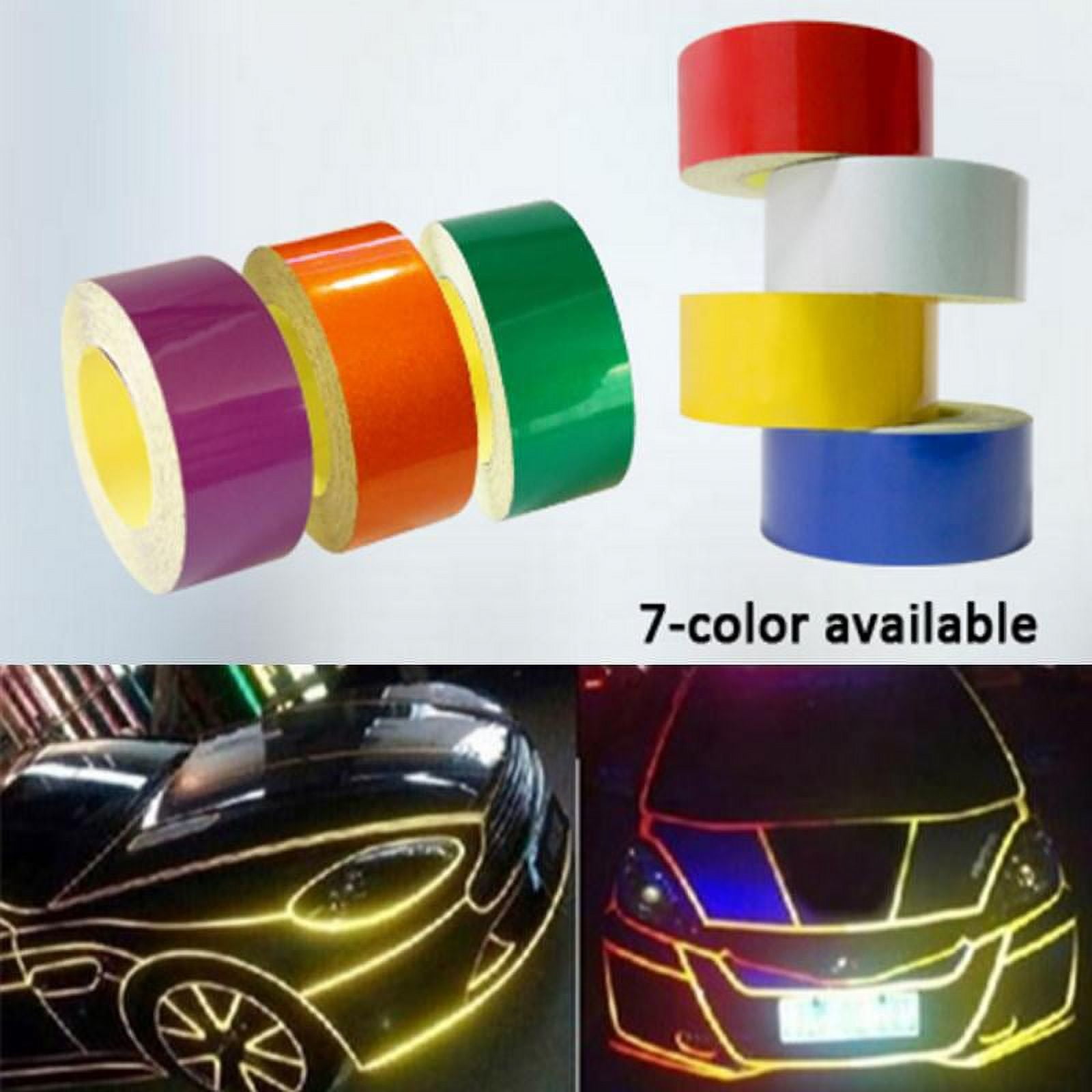 500cm * 1cm body decoration line warning reflective strip body exterior ...