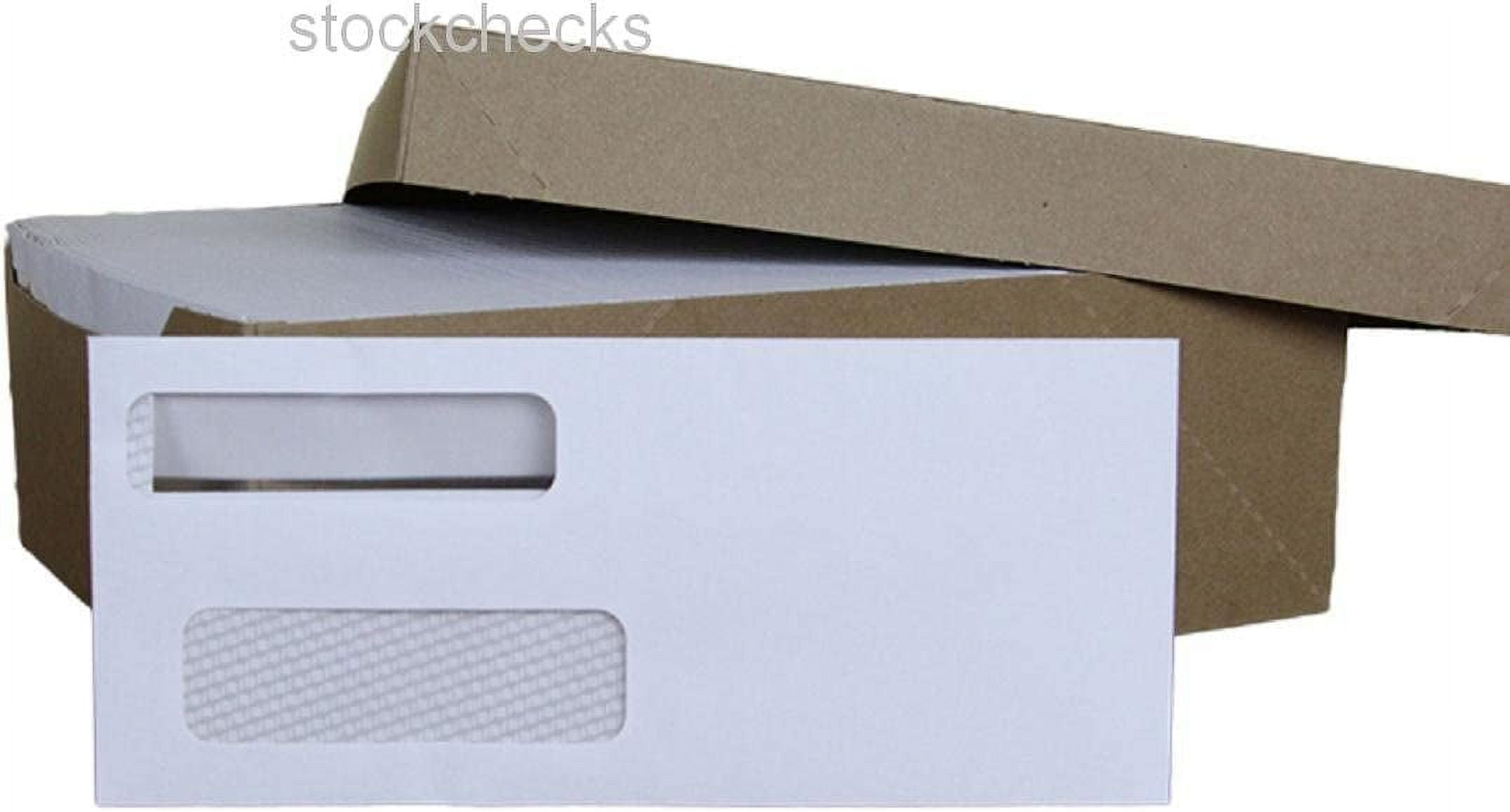 500ct, 9 Double Window Security - Tint Self Seal Envelopes: Fits Quicken, Quickbooks, Microsoft ...