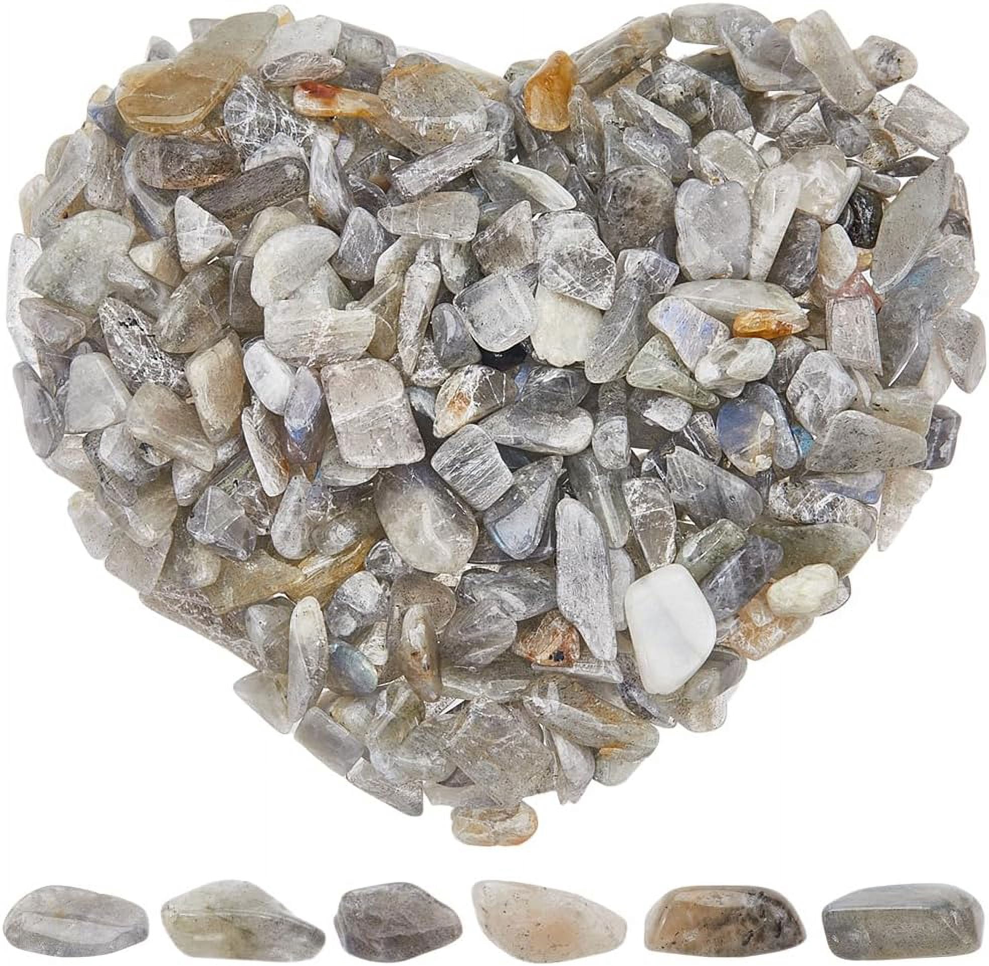 500g/1.1lb Labradorite Chips Bulk Natural Stone Chips Bulk No Holes ...