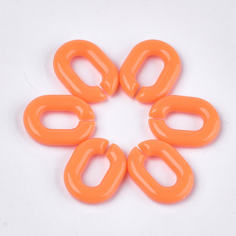 500g Acrylic Linking Rings Quick Link Connectors For Jewelry Chains ...