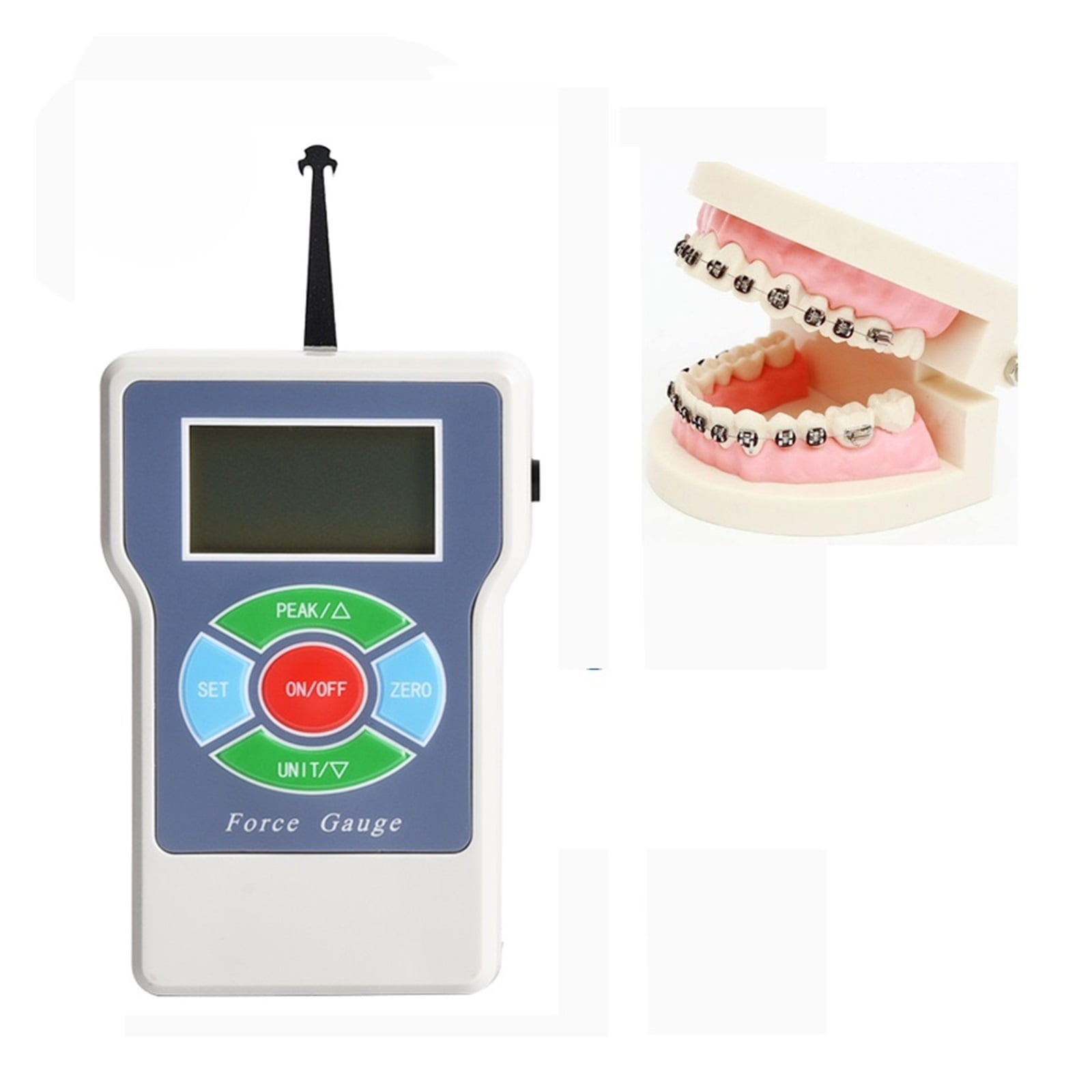 500g Portable Dental Dynamometer Digital Tension Meter Oral Force Gauge ...
