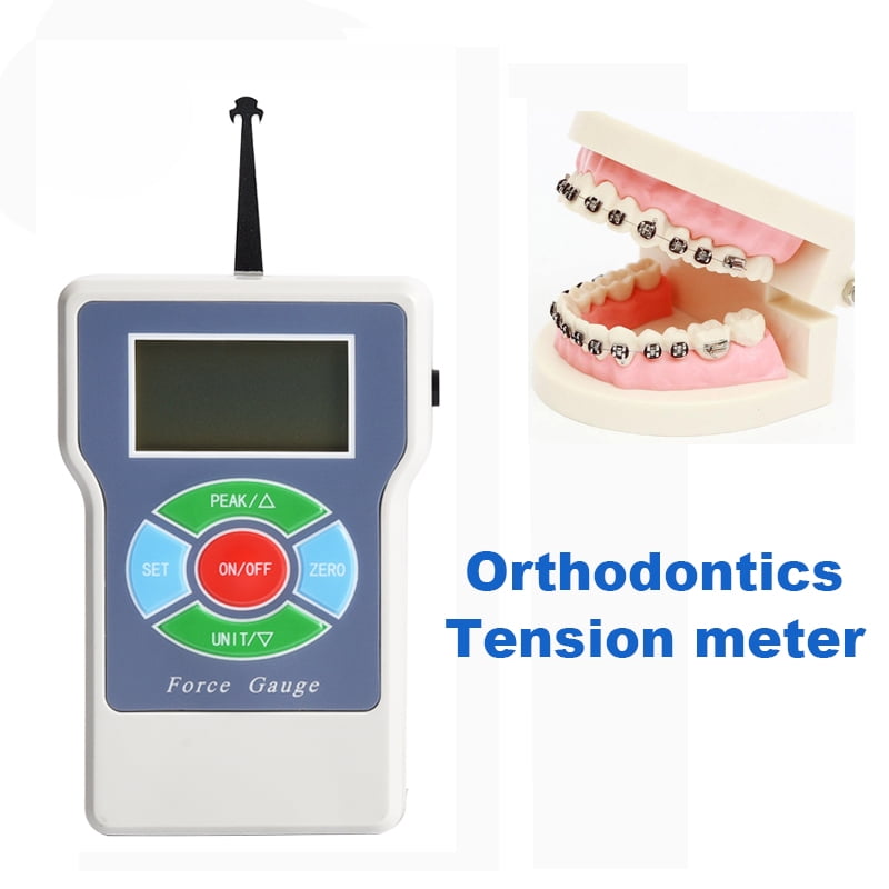 500g Portable Dental Orthodontic Dynamometer Digital Tension Meter Oral ...