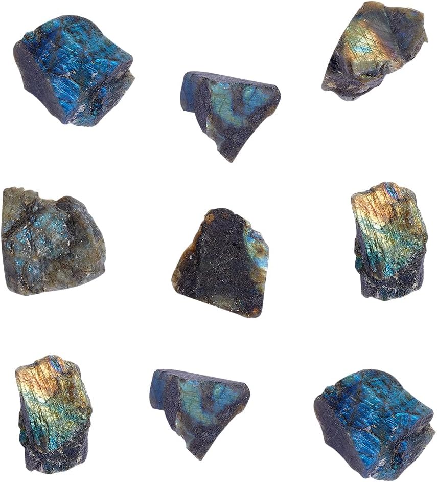 500g Raw Natural Labradorite Nuggets Natural Rough Gemstone for Cabbing ...