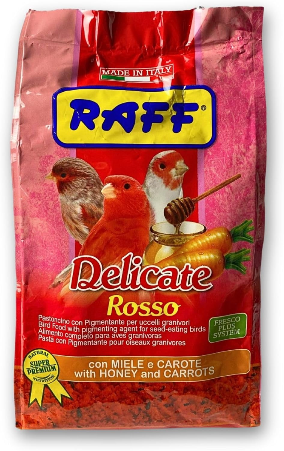 500g – Red Canary Food Enriched with Honey and Carrots – Specialized ...