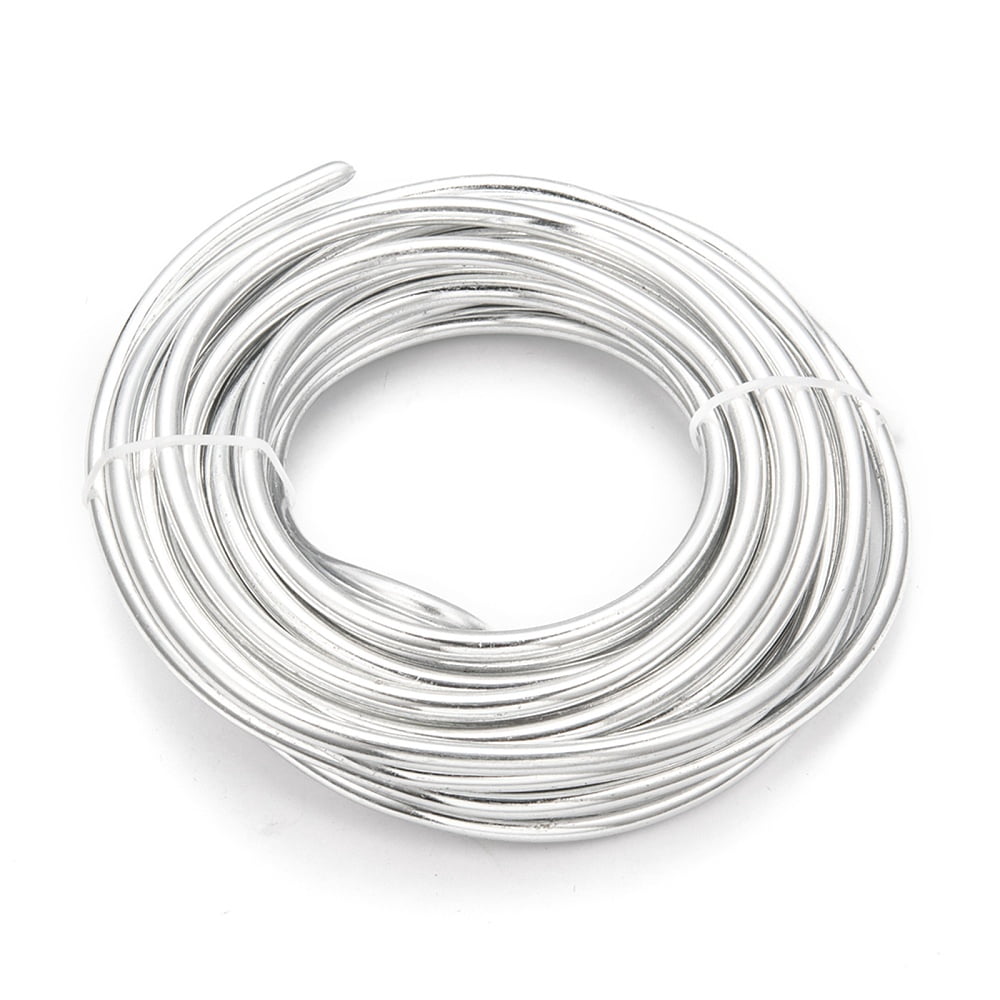 500g Round Aluminum Wire Bendable Metal Craft Wire for DIY Jewelry ...