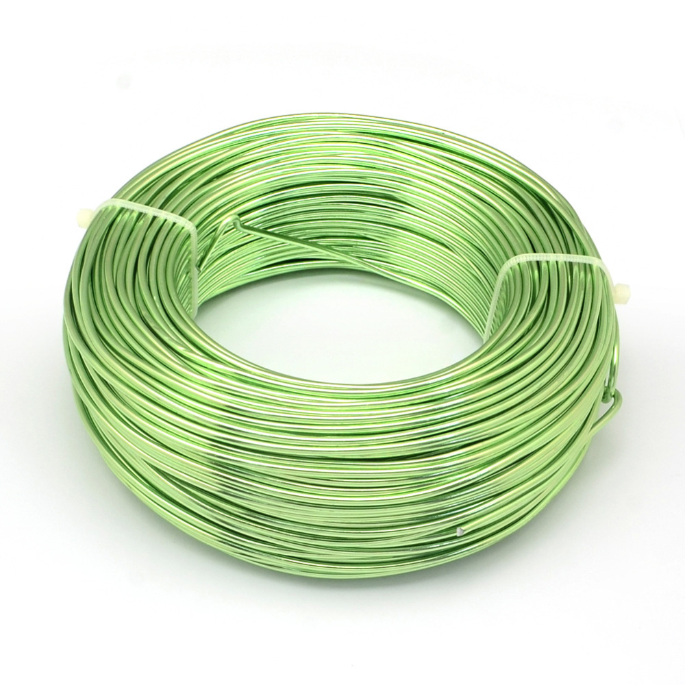 500g Round Anodized Aluminum Wire Bendable Metal Craft Wire for DIY Jewelry Craft Making Lawn ...