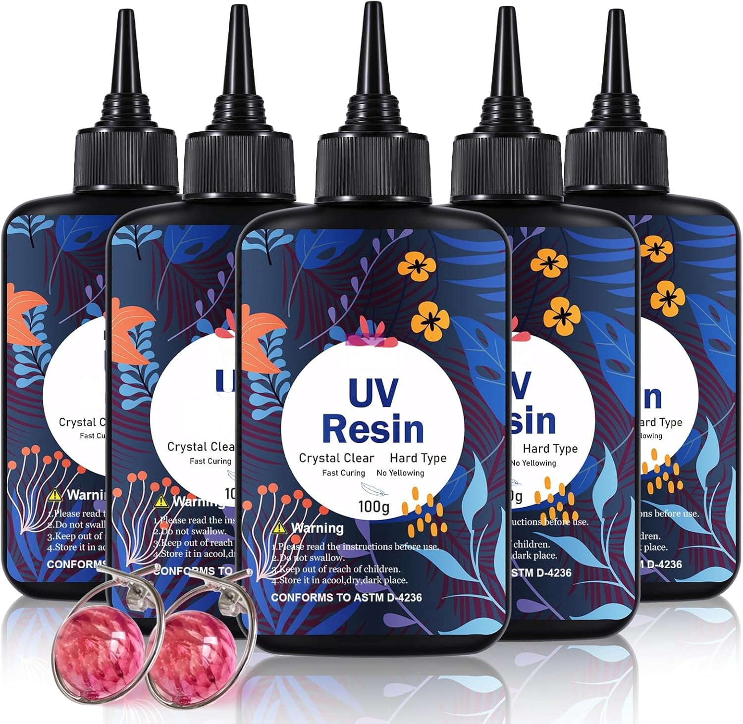 500g UV Hard Type, Crystal Clear UV Curing Epoxy for Making, Crafts and ...