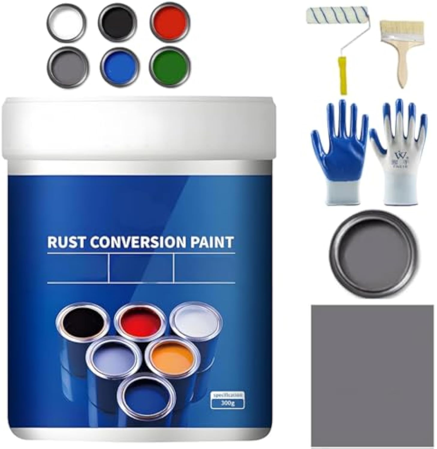 500g Weatherproof Rust Converter Paint for Metal, Rust Converter for ...