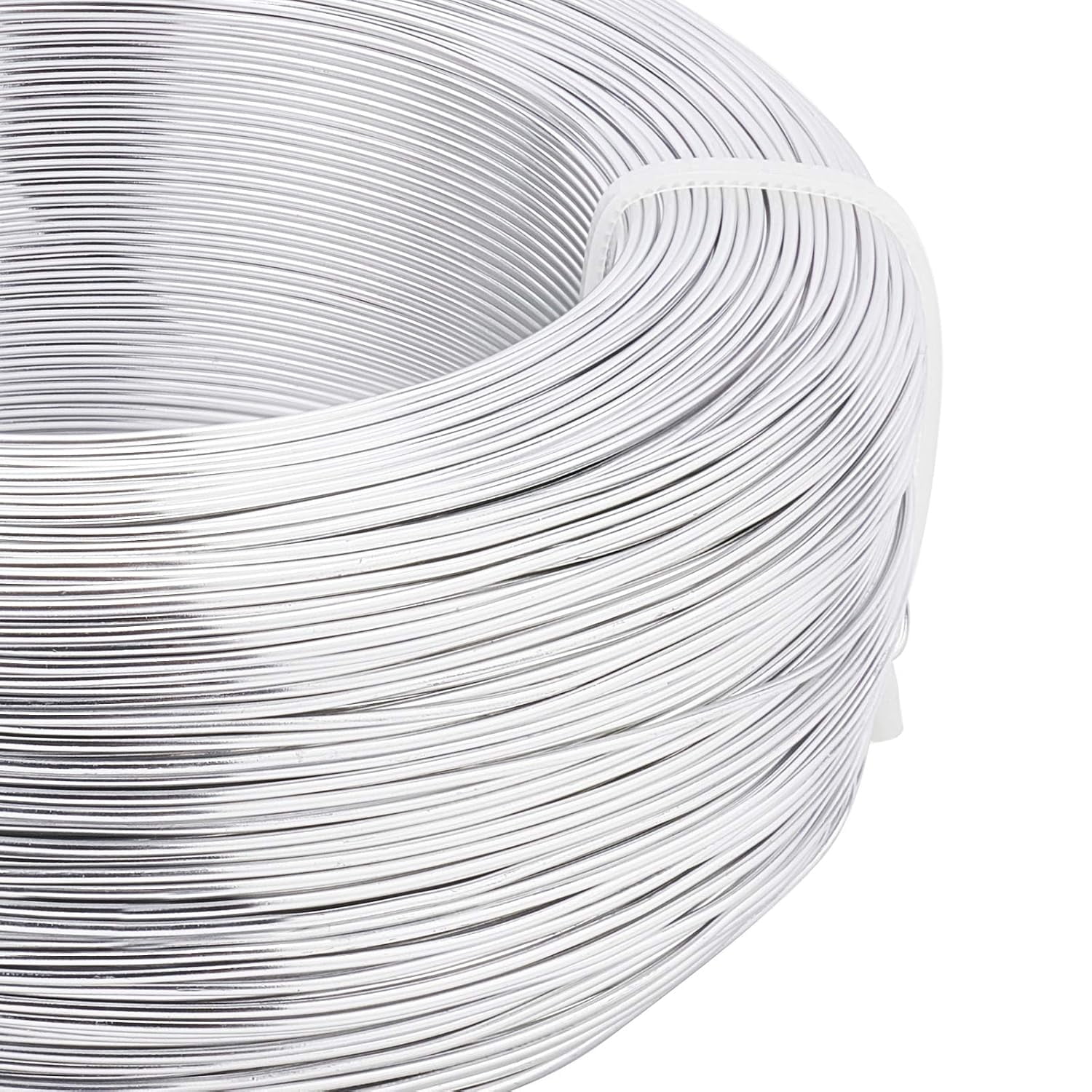 500gs 18 Gauge(1mm) Silver Aluminum Wire 656 Feet(200m) Bendable Metal ...