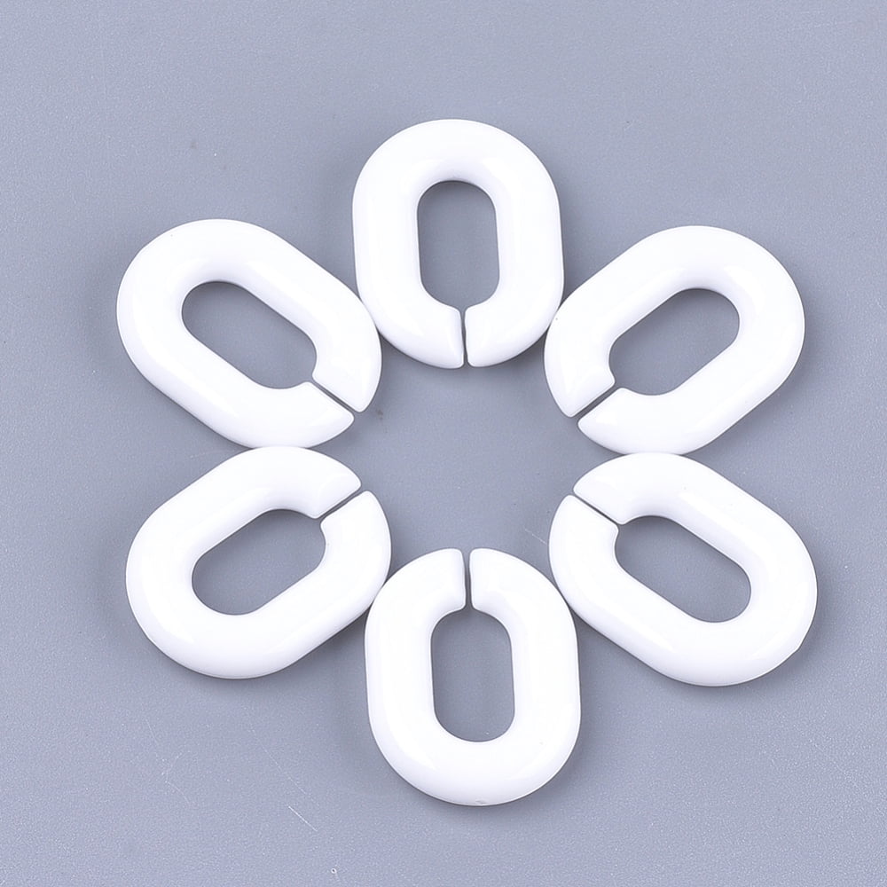 500gs Acrylic Linking Rings Quick Link Connectors For Jewelry Chains ...