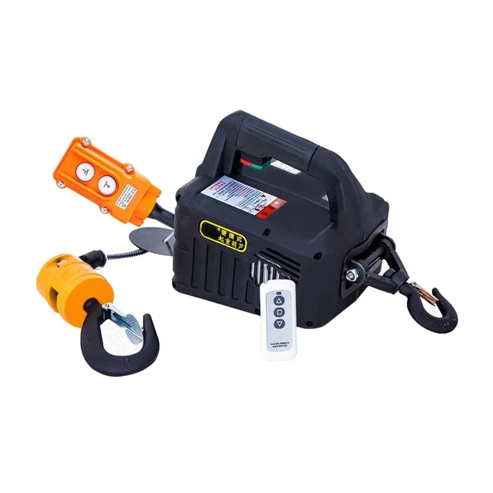 500kg Remote Control Crane Hoist Wire Rope Electric Hoist Aluminum ...